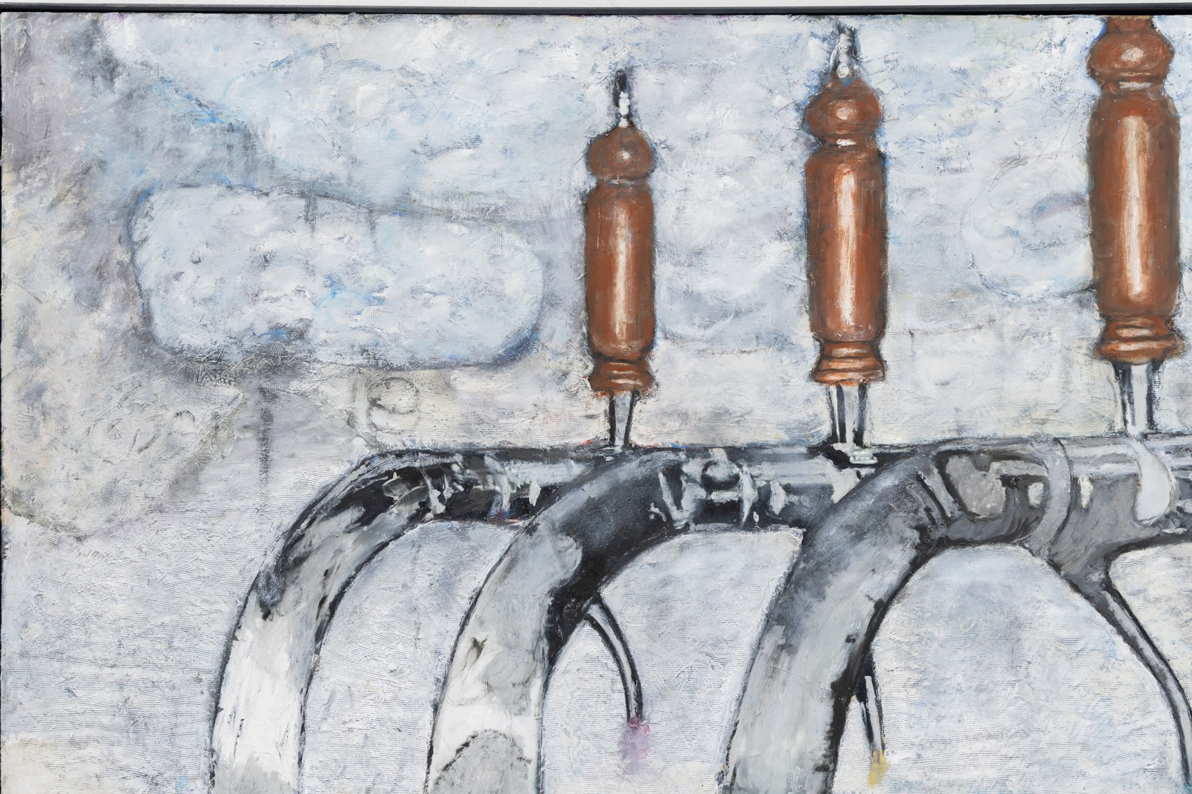 Med spøgelser på bar - Kunstkritikk